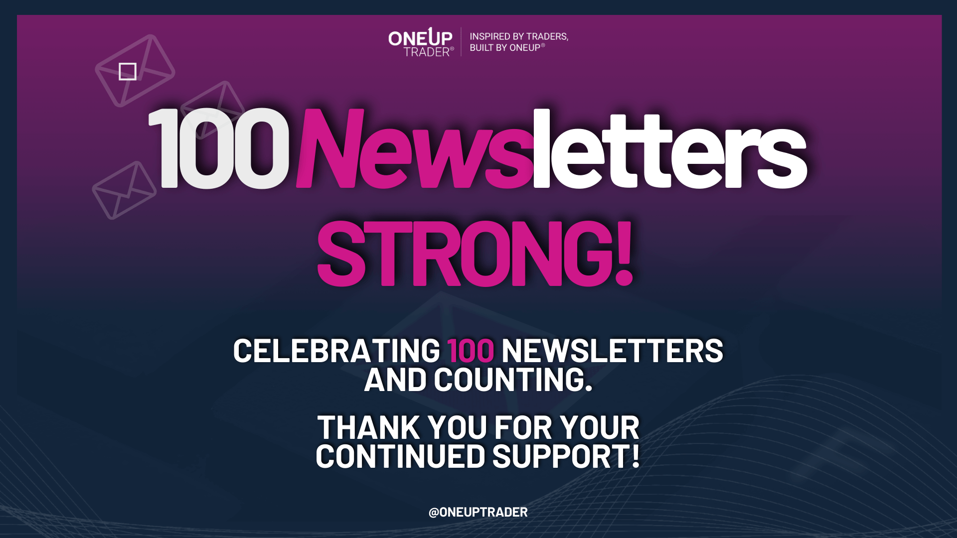 OneUp Trader’s 100th Newsletter! - OneUp Trader Blog