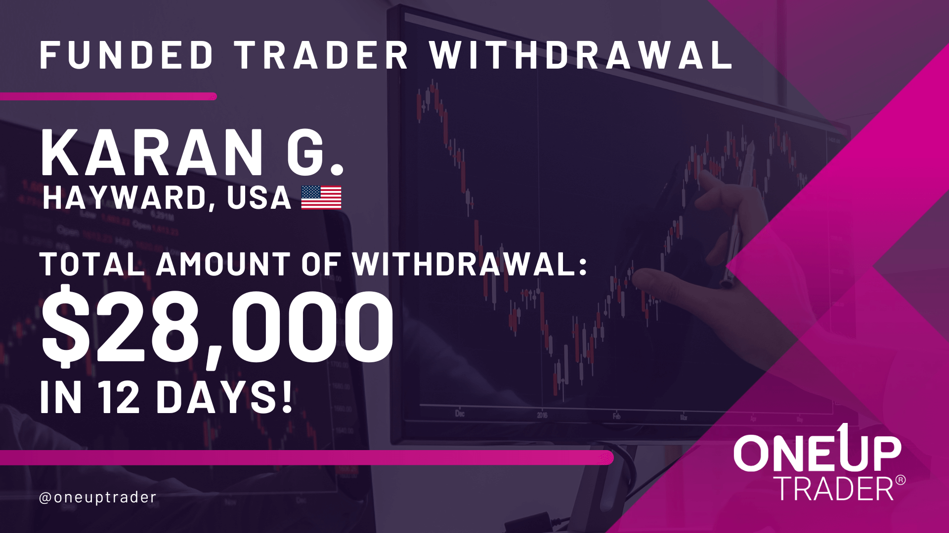 Karan Is Back With a $28,000 withdrawal One Year Later!