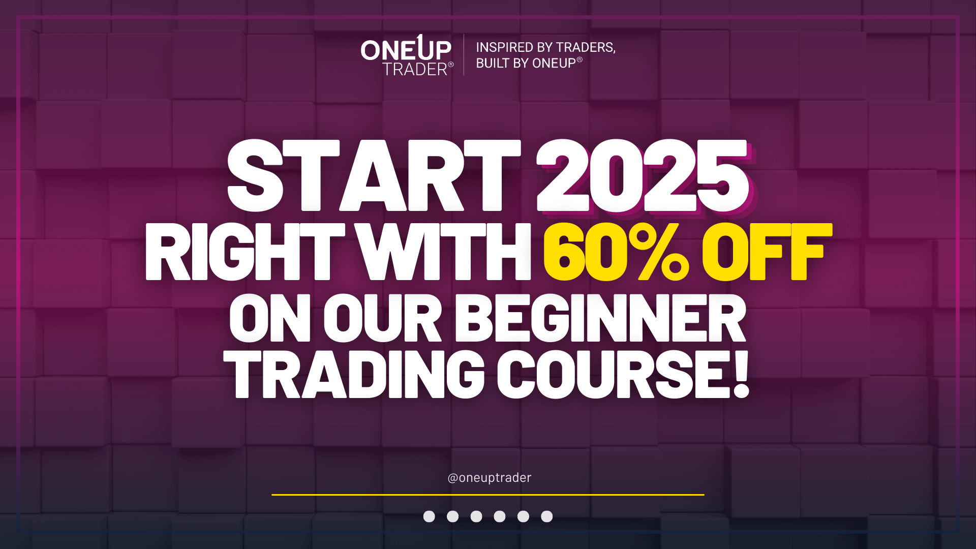 Start 2025 right with 60% off our beginner trading course